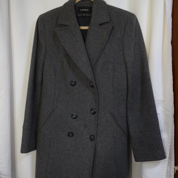 Express | Jackets & Coats | Express Womens Midlength Doublebreasted ...